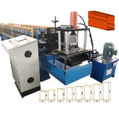 China 1mm-2mm Thickness Warehouse Storage Box Beam Roll Forming Machine With Joint Machine for sale