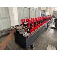 China 0.6-1.2mm Galvanized Steel Rolling Shutter Door Bottom Profile Roll Forming Machine 380V 23 Rollers for sale