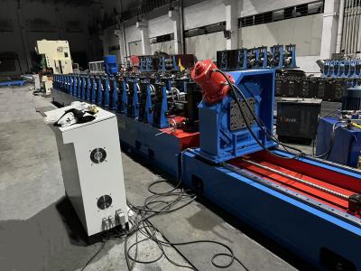 China Storage System 1.5mm-2.5mm Upright Racking Roll Forming Machine With Punching Holes for sale