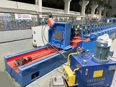 China Logistic Storage System 1.5mm-2.5mm Galvanized Steel Upright Rack Roll Forming Machine for sale