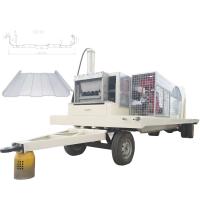 China Portable KR18 Standing Seam Roof Panel Roll Forming Machine 11 Stations 10-13 m/min for sale