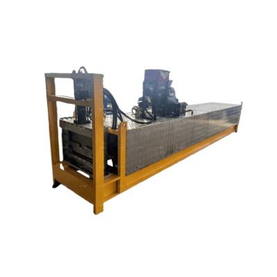 China Portable KR18 Standing Seam Roof Panel Machine 0.5-0.8mm Aluminum Galvalume 9 Stations for sale