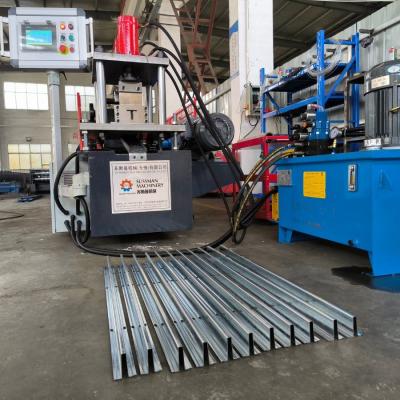 China 22 Gauge Steel Overhead Garage Door Horizontal Support Strut Profile Roll Forming Machine for sale