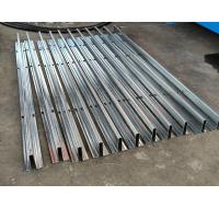 China 0.5-1.2mm Galvanized Steel Garage Door Strut Channel Roll Forming Machine for sale