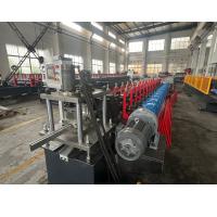 China 0.5-1.0mm Galvanized Steel Strut Channel Garage Door Panel Support Roll Forming Machine for sale