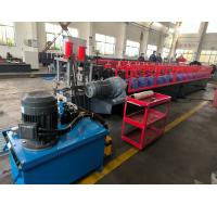 China 0.5-1.0mm Galvanized Steel Strut Channel Garage Door Panel Support Roll Forming Machine for sale