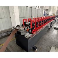 China Galvanized Steel Rolling Shutter Door Bottom Slat Roll Forming Machine 0.7-1.2mm with Saw Cutting for sale