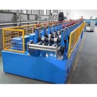 China Servo Following Cutting Upright Column Post Roll Forming Machine 13.5m Length 8-12m/min Speed for sale