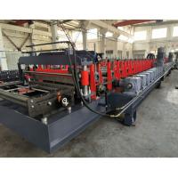China 1.5 Inches B Type Deck Floor Roll Forming Machine With Embossing Strengthen Patterns for sale