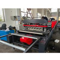 China Galvanized Steel Type B Composite Metal Double Layer Deck Floor Decking Roll Forming Machine With Strengthen Embossing for sale