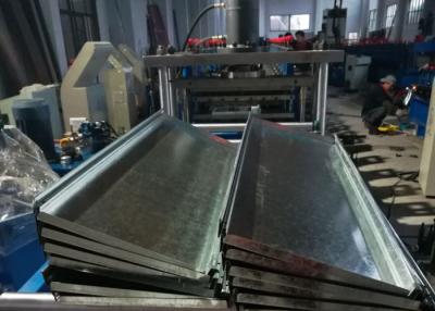 China 18 Steps Rack Roll Forming Machine , Metal Rollforming Systems Chain Drive for sale