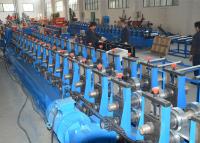 China GCr15 Steel Shelving Rack Roll Forming Machine 200-600mm Width Adjustable for sale