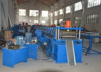 China Hydraulic Bending Storage Rack Shelving Making Machine With Cutting Cr12Mov for sale