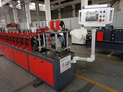 China Galvanized Steel Cold Rolled U Channel Track Profile Roll Forming Machine 0.7-1.2mm 12m/min for sale