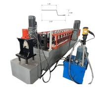 China 0.4-1.2mm Thin Material Galvanized Steel Resilient Channel Roll Forming Machine for sale