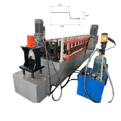 China 0.4-1.2mm Thin Material Galvanized Steel Resilient Channel Roll Forming Machine for sale