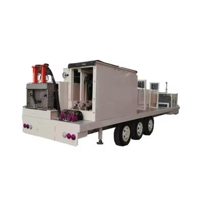 China 800mm Effective Width Portable Standing Seam K span Roll Forming Machine With PPGI Galvanized Steel for sale