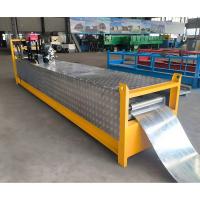 China Portable KR18 Standing Seam Roof Sheet Roll Forming Machine 11 Stations 24HP Gasoline Engine for sale