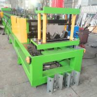 China 2mm-4mm Sheet Thickness W Beam 2 Waves Crash Barrier Guardrail Roll Forming Machine for sale