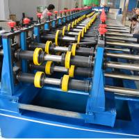 China Metal Chanel Roll Forming Machine Chain Driven PLC Control 22KW With Reducer for sale