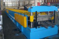 China Galvanized Steel Floor Deck Roll Forming Machine Chain Drive With PLC Control for sale