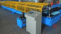 China 0.25-0.6mm Roof Panel Roll Forming Machine 18 Stations Hydraulic Cutting 4kW for sale