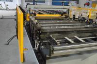 China 7.5 kw Chain Transmission PU Wall Panel Roll Forming Machine PLC Panasonic for sale