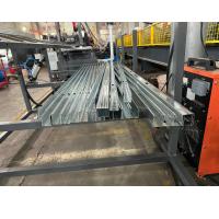 China Cr12mov Cutting Material Stud And Track Roll Forming Machine With Passive Output Table for sale