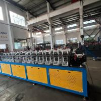 China Industrial Rolling Shutters Roll Forming Machine 0.7-1.2mm 3-4 Inches with Ribs for sale