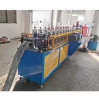 China Galvanized Steel Rolling Shutter Door Slat Roll Forming Machine 0.7-1.2mm Thickness with Perforated Holes for sale