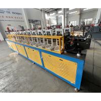 China Galvanized Steel Rolling Shutter Door Slat Roll Forming Machine 0.7-1.2mm Thickness with Perforated Holes for sale
