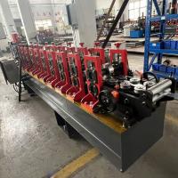 China Galvanized Steel Din Rail Roll Forming Machine 1.2-1.5mm Thickness 35mm Electrical Box for sale