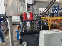 China 0.8-1.0mm Galvanized Steel Omega Profile Din Rail Roll Forming Machine 12 Stations 5.5KW for sale