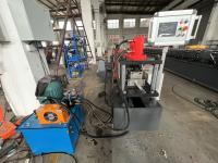 China 0.8-1.2mm Galvanized Steel Hat Channel DIN Rail Roll Forming Machine 12 Stations 5.5kW for sale