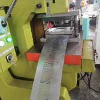 China OEM Custom Galvanized Steel Shutter Door Mesh Hole Punching Press Machine Line 1.5mm for sale