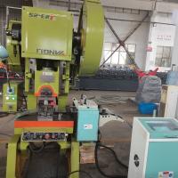 China OEM Custom Galvanized Steel Shutter Door Mesh Hole Punching Press Machine Line 1.5mm for sale