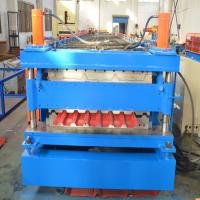 China Double Layer Roll Forming Machine 18 Stations Galvanized Steel 0.3-0.8mm Roof Panel Making for sale