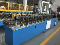 China 0.7-1.2mm Durable Galvanized Steel Cold Roll Forming Machine 12 stations Single Chain for sale