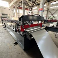 China 0.4-0.8mm Color Steel Boltless 720mm Clip Lock Standing Seam Roofing Roll Forming Machine 7.5KW for sale