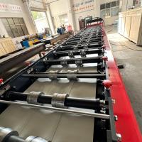 China 0.4-0.8mm Color Steel Boltless 720mm Clip Lock Standing Seam Roofing Roll Forming Machine 7.5KW for sale