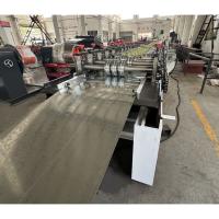 China Width Auto Adjustable Vertical Sectional Garage Door Panel Roll Forming Machine 18-24 inch for sale
