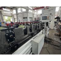 China Width Auto Adjustable Vertical Sectional Garage Door Panel Roll Forming Machine 18-24 inch for sale