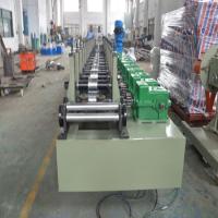 China 2-3 m/min Vineyard Post Metal Roll Forming Machine With Hydraulic Punching for sale