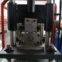 China 2-3 m/min Vineyard Post Metal Roll Forming Machine With Hydraulic Punching for sale