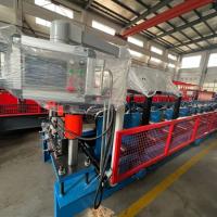 China Width Adjustable 18-24 Inch Single Panel Garage Door Roll Forming Machine 11kw for sale