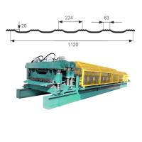 China 5.5KW Hydraulic Station Bavaria Metal Roof Tile Roll Forming Machine 0.4-0.8mm for sale