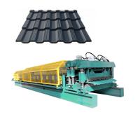 China 5.5KW Hydraulic Station Bavaria Metal Roof Tile Roll Forming Machine 0.4-0.8mm for sale