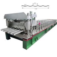 China Customizable Stigma Metal Roof Tile Roll Forming Machine 5.5KW Hydraulic 17 Stations for sale