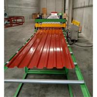 China R72 R101 Trapezoidal Roof Sheet Roll Forming Machine 0.3-0.8mm Thickness 1000mm Width for sale