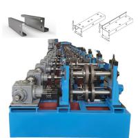 China 1.5-4.0mm Thickness Multiple Sizes 80-300mm Width C U Z Shape Purlin Metal Frame Roll Forming Machine for sale